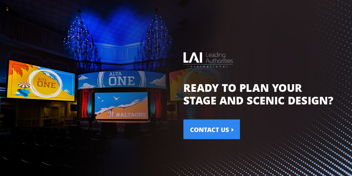 Features of Stage & Scenic Design LAI Live